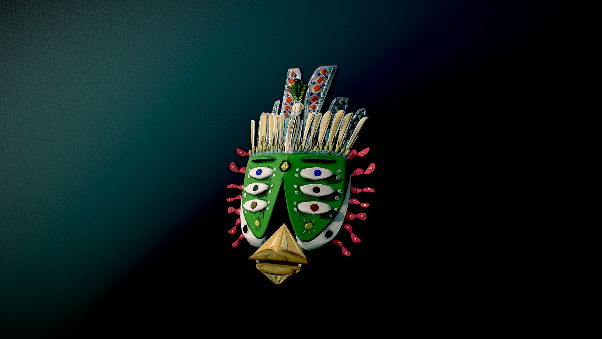 Mask Bird - 3D model by alecz1k [d6deb03] - Sketchfab