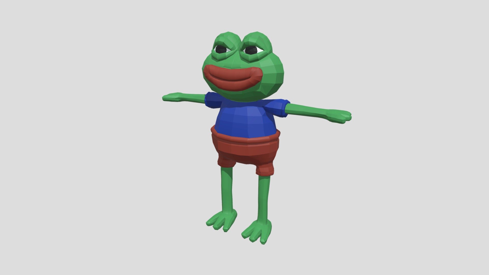 FREE Pepe Plush subdivision film model - Download Free 3D model by ...
