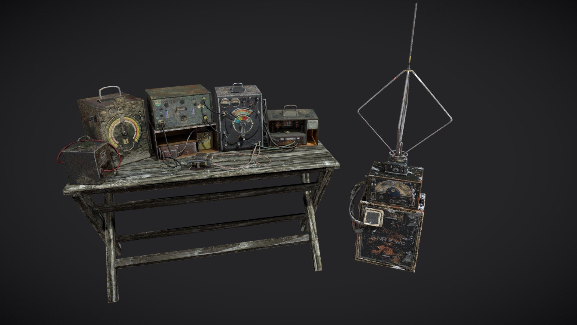 WW1 German Radio - 3D model by Vincent Gernand (@VincentGernand ...