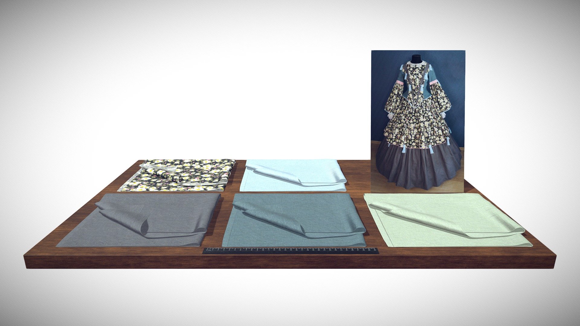 Textiles: Polenka (2), "A Profitable Position" - Download Free 3D model ...