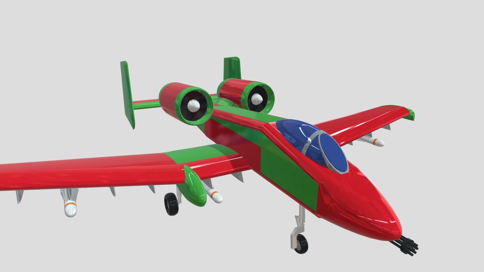 A-10 Thunderbolt - Download Free 3D model by Awesome Ploy 3D ...
