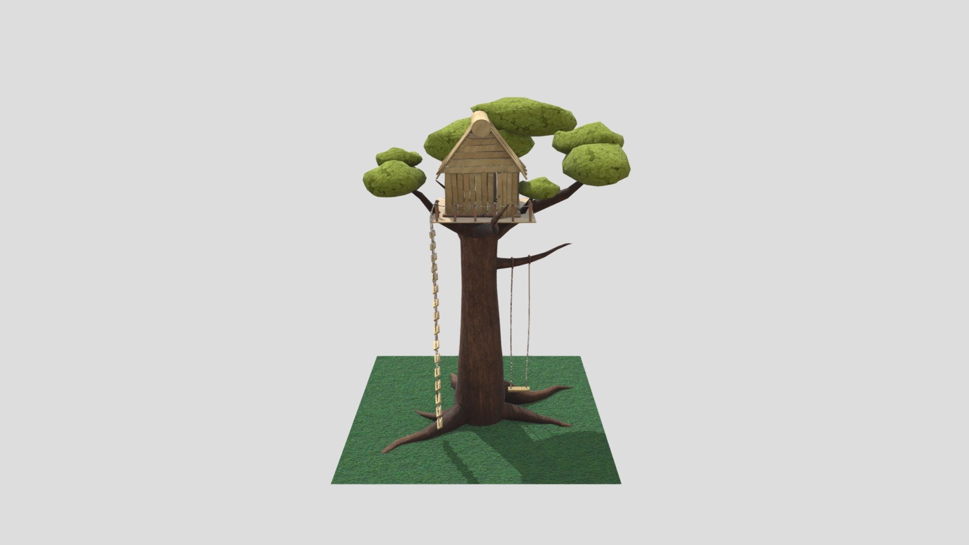 Treehouse - 3D model by PennyA [d6e2dde] - Sketchfab