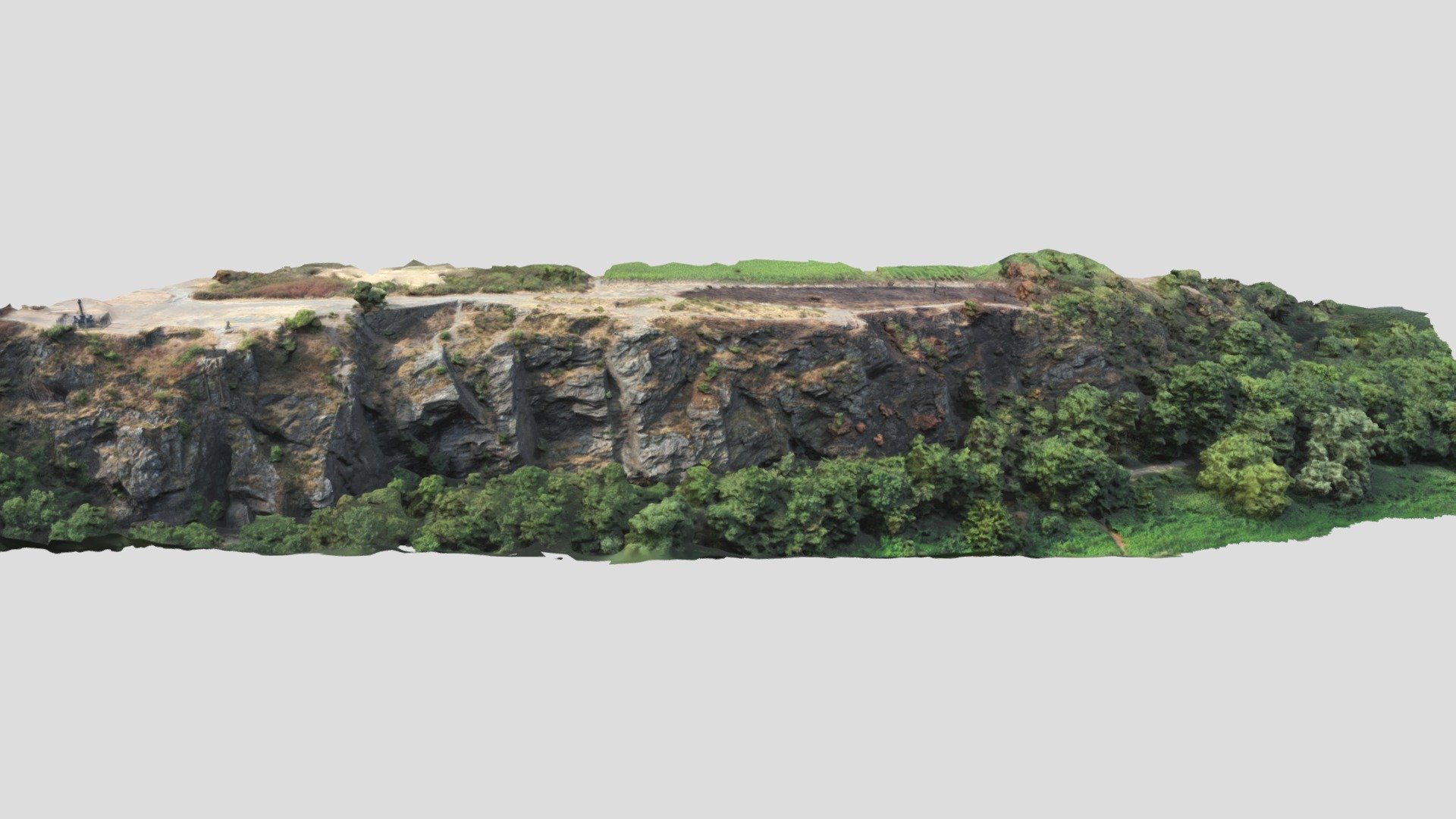 La Roche de Murs (49) - falaise - 3D model by ANJOU DRONE - Emmanuel ...