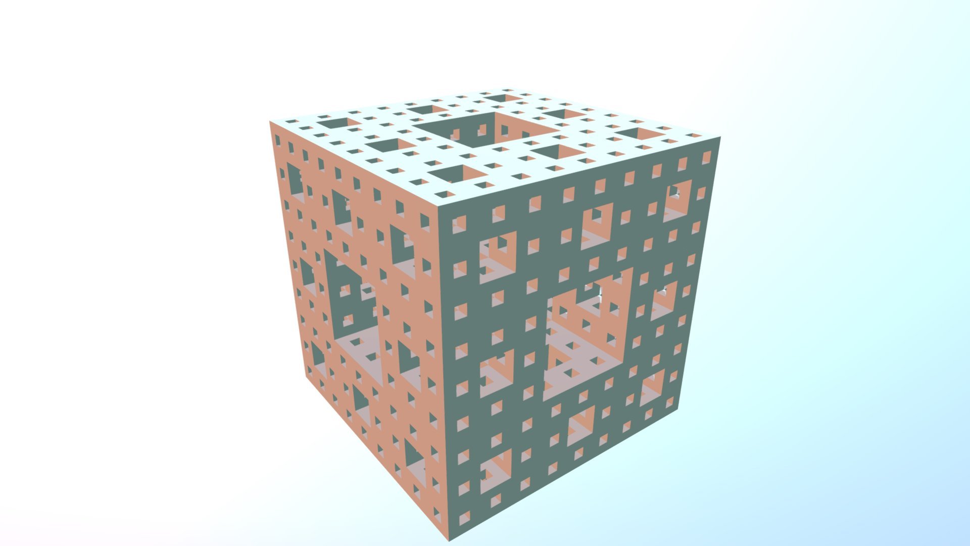 Menger 1 Obj - Download Free 3D model by juan.jose.perez [d6e6c09 ...