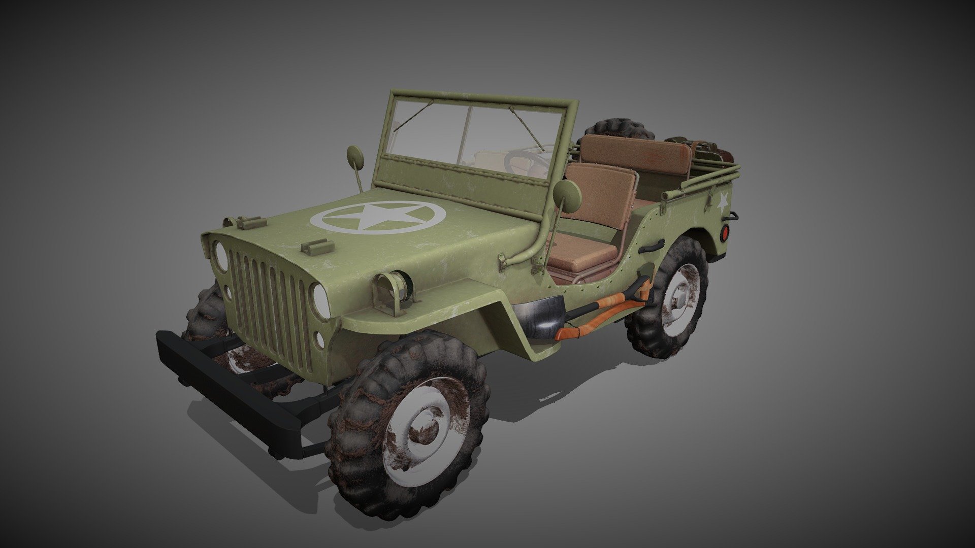Willys Jeep - Download Free 3D model by snjvsngh_negi [d6e73ec] - Sketchfab