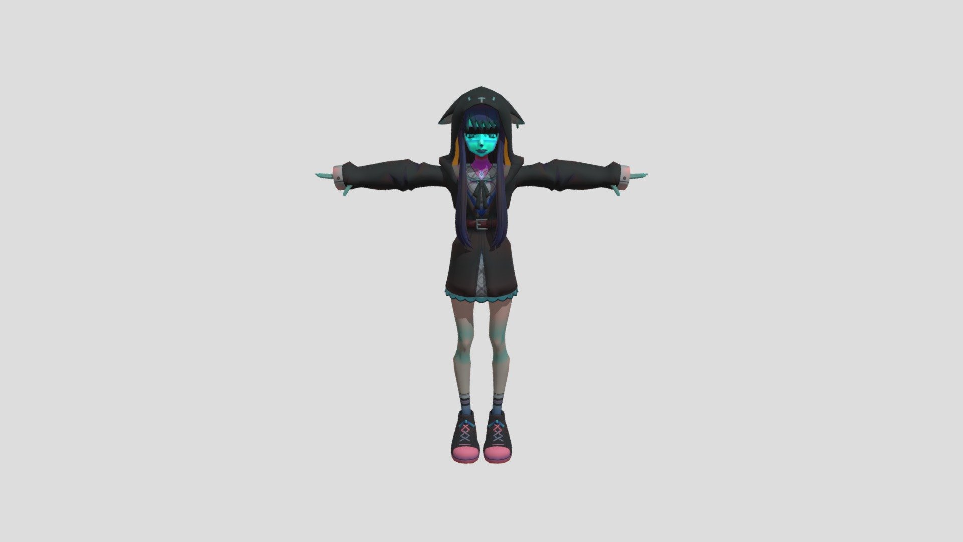 Shoka Sakurane - NEO: The World Ends with You - 3D model by Gregman ...