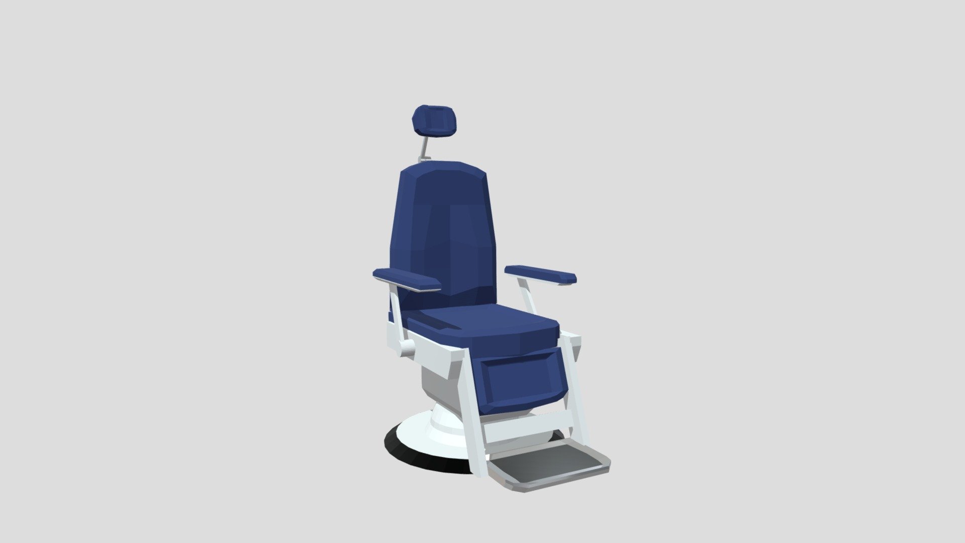 Ent Unit Chair Upgraded Version Blue - Download Free 3D model by ...