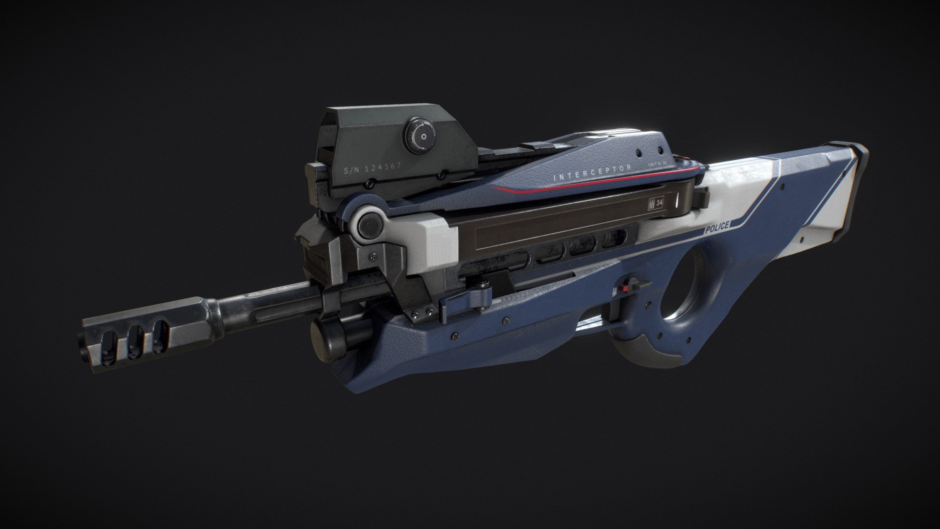 AR-03 Police Edition - 3D model by G-99Factory (@ViktorMishin) [d6eaabe ...