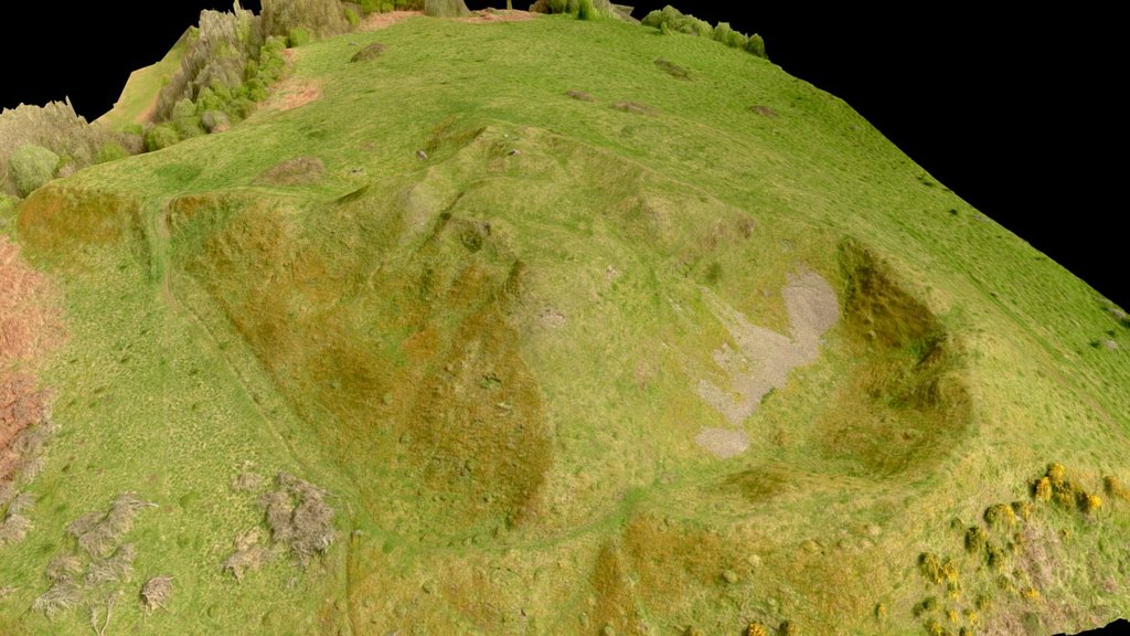 Knucklas Castle, Powys, Wales, UK - Download Free 3D model by Mark ...
