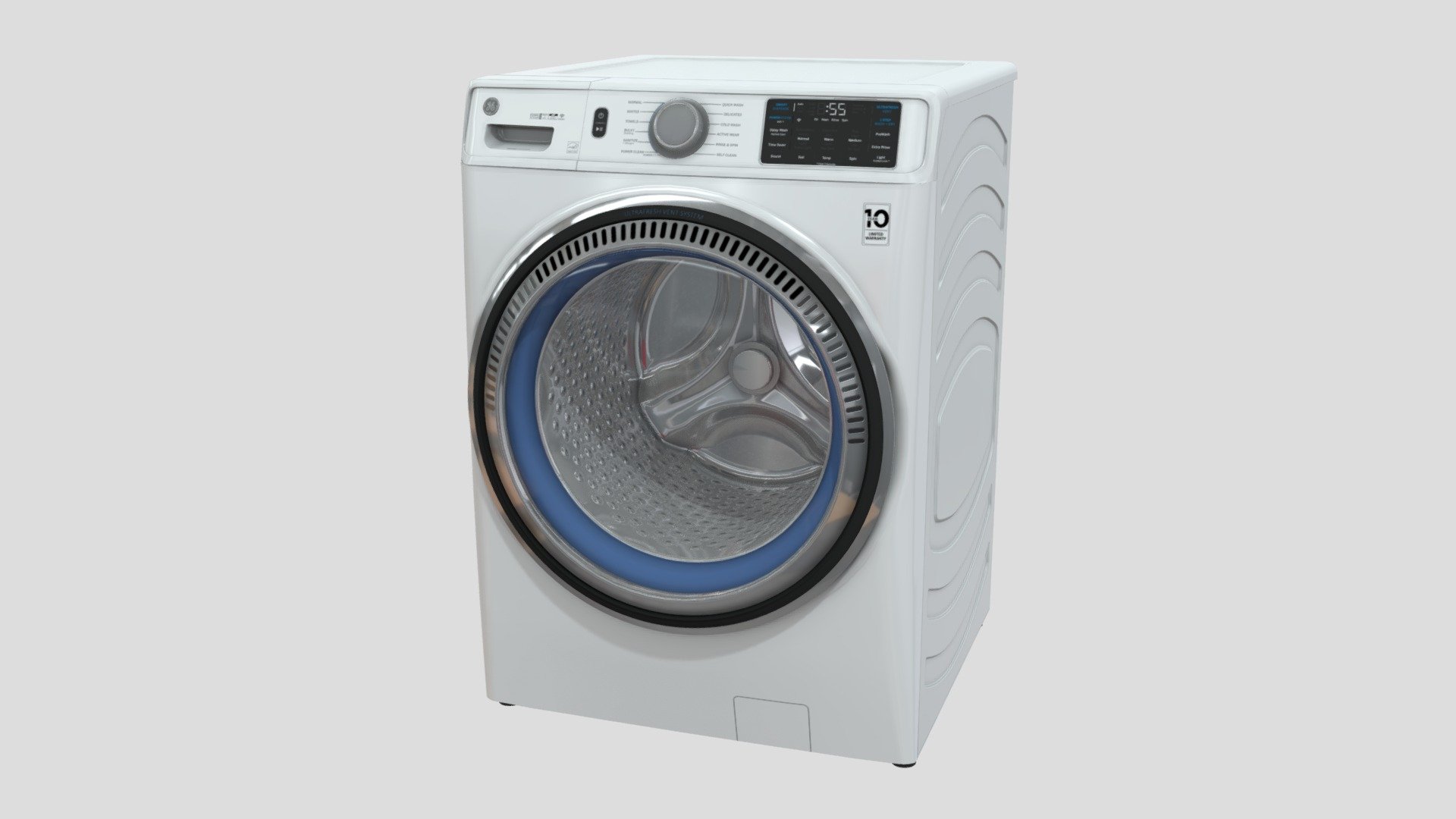GE Electric Smart Washer - Buy Royalty Free 3D model by luxe3dworld ...