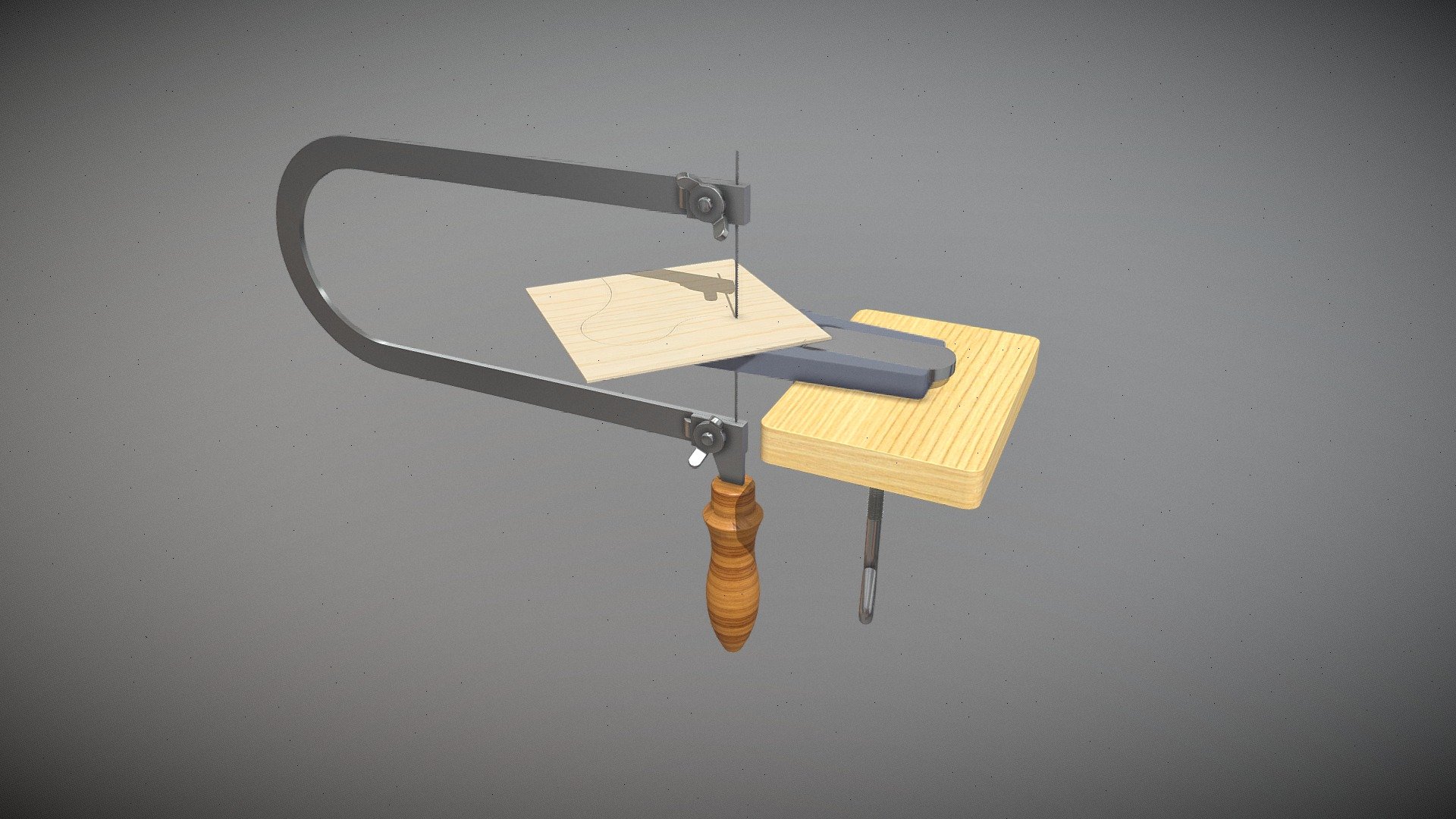 Zagen met een figuurzaag - 3D model by Stichting Consortium ...