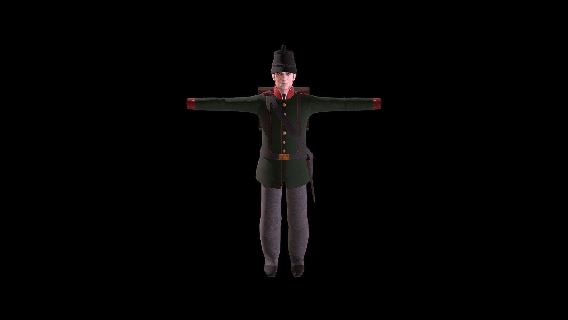 Tier 1: Prussian Jager soldier - 3D model by izzi_totalf [d6f1e39 ...