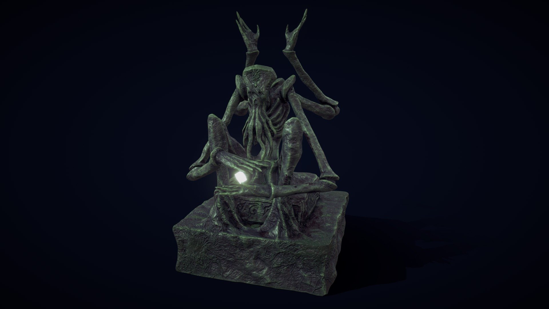 Lovecraftian Sculpture - Download Free 3D model by TLaCroix [d6f20b6 ...