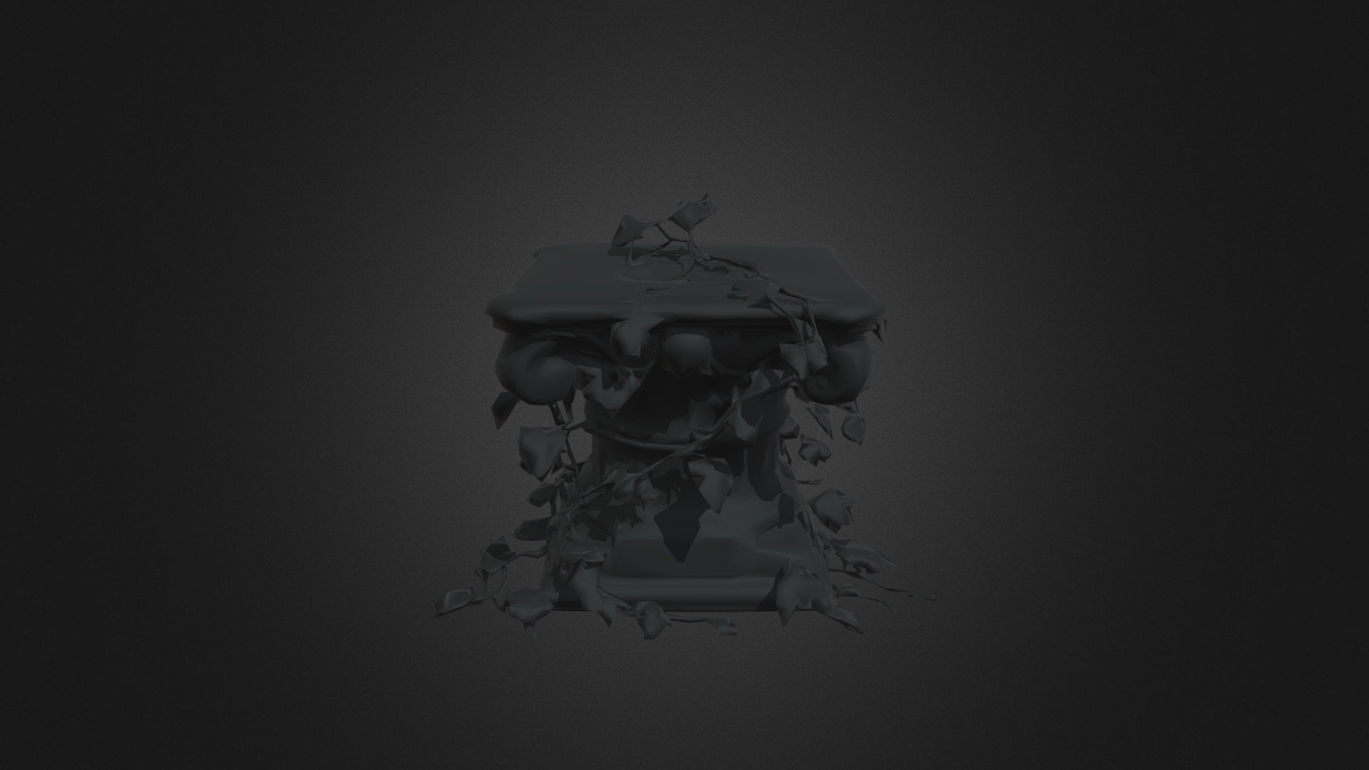 Ivy-Covered Column - Download Free 3D model by ghostmachinesing ...