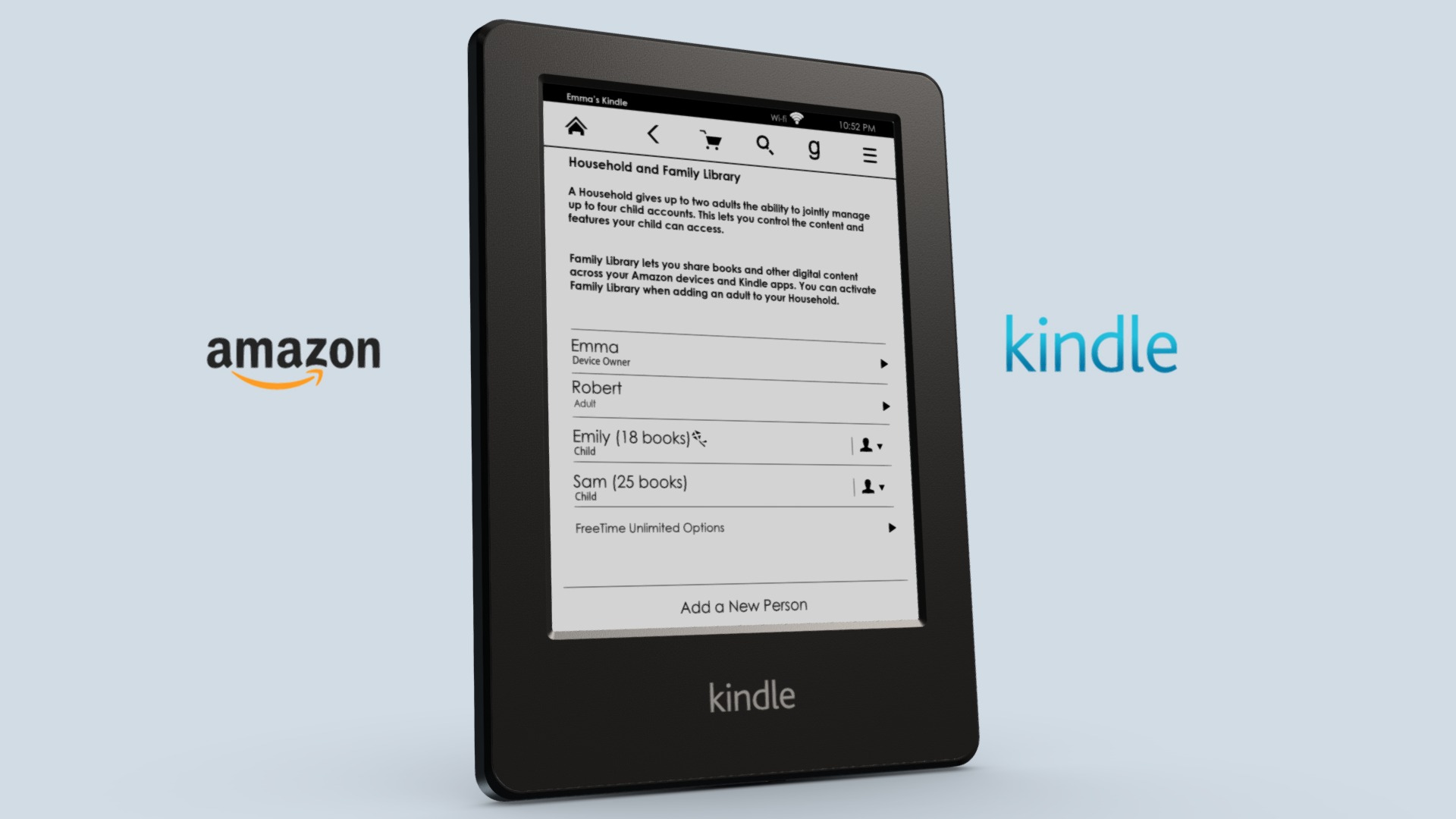 Amazon Kindle - 3D model by Virtual Studio (@virtualstudio) [d6f31e3 ...