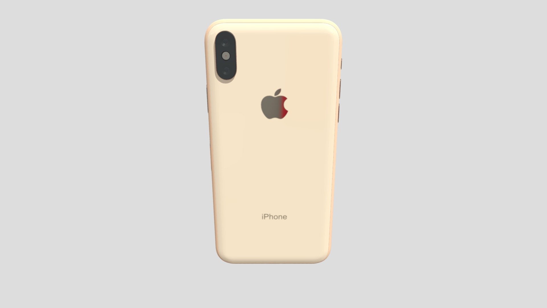 iPhone XS Gold - 3D model by VrStore [d6f47cf] - Sketchfab
