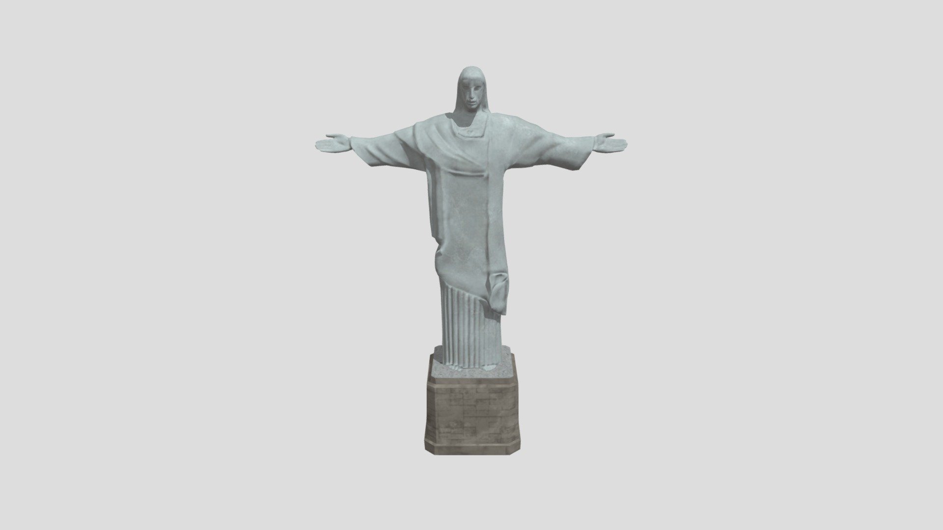 Christ The Redeemer - Download Free 3D model by Naveen Himal ...