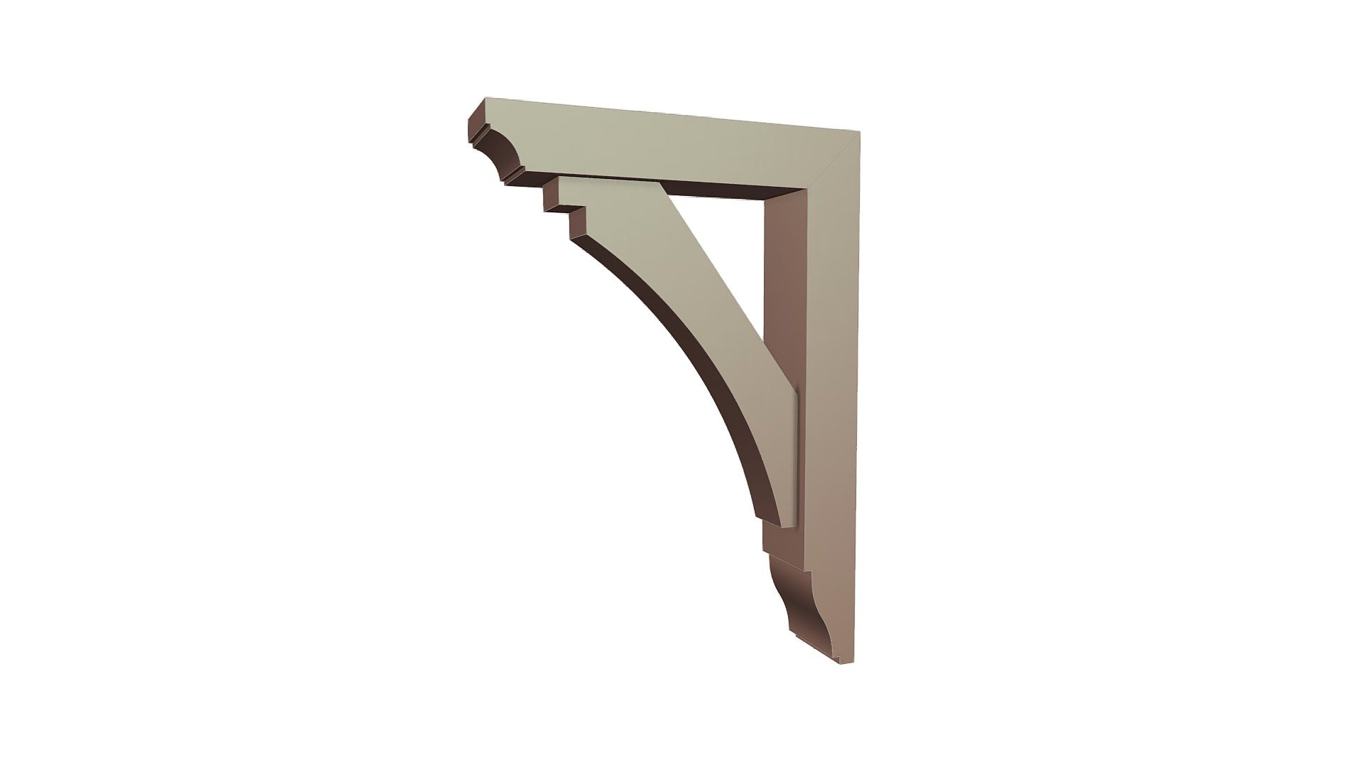 Wood Bracket 02T38 - 3D model by TimberBuild [d6f57e3] - Sketchfab