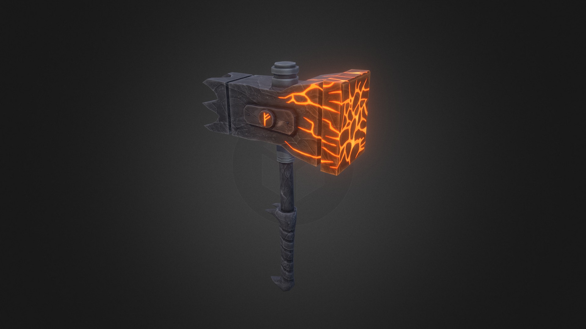 Stone Hammer NEW - 3D model by Graham (@graham3d) [d6f5f29] - Sketchfab