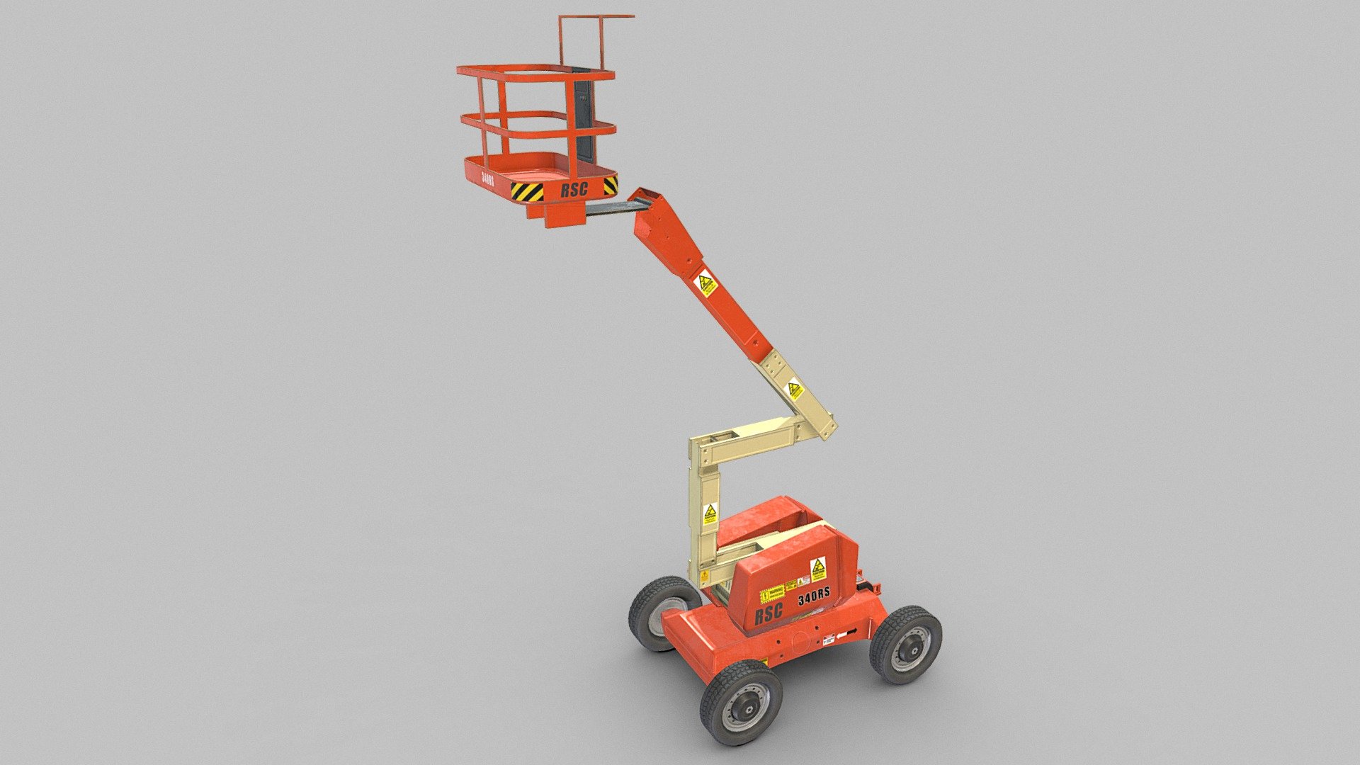 Boom lift - Buy Royalty Free 3D model by Sousinho [d6f7dc7] - Sketchfab ...