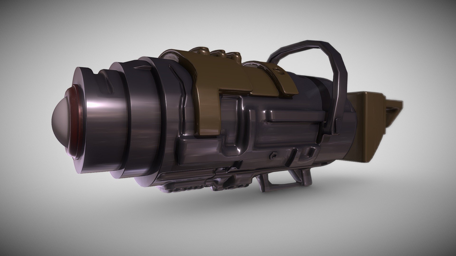 Scifi Test Gun - Download Free 3D model by Board Digital Designs ...