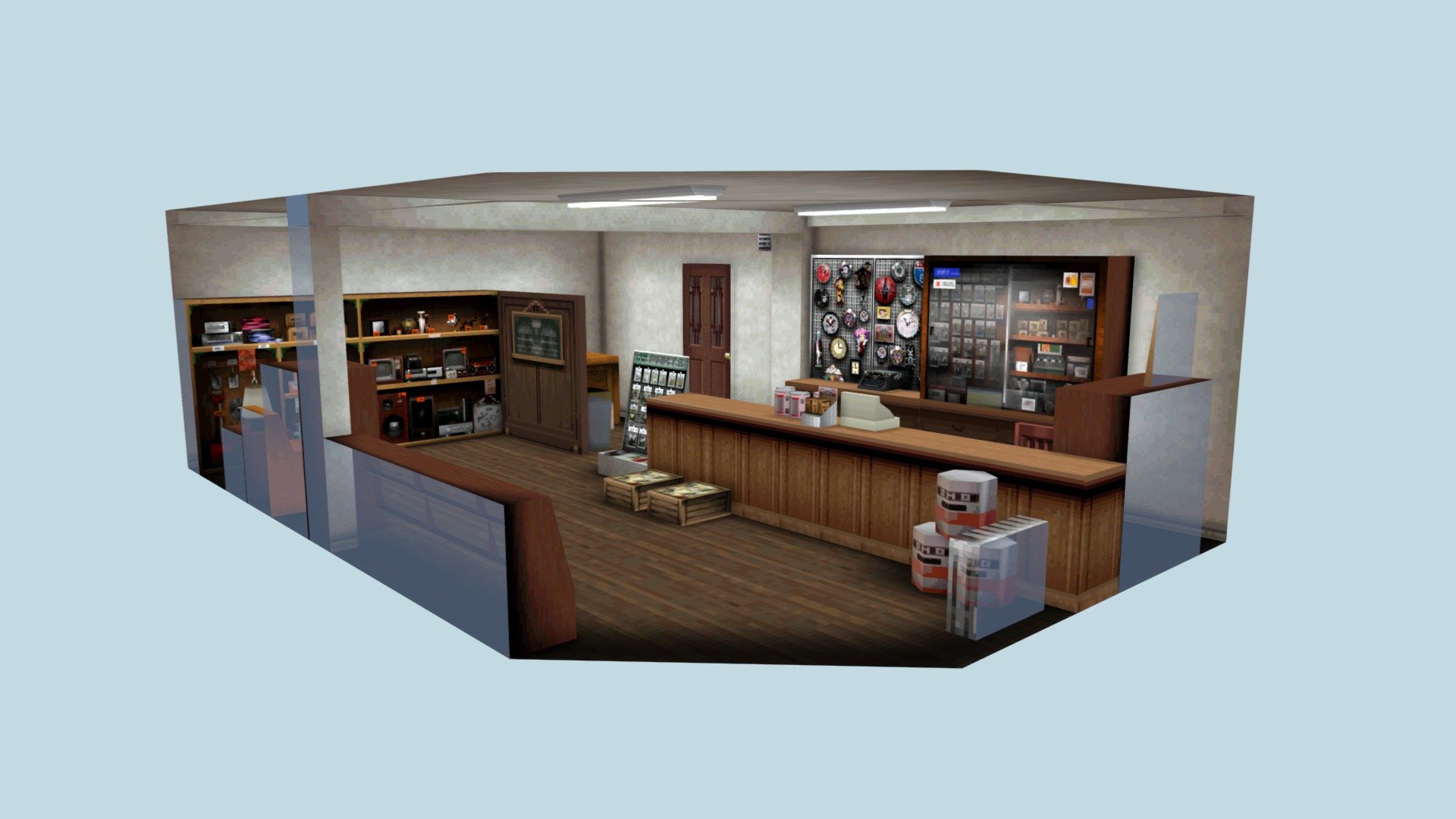 general store - Mizzurna Falls (sound) - 3D model by ironwool [d6f893e ...