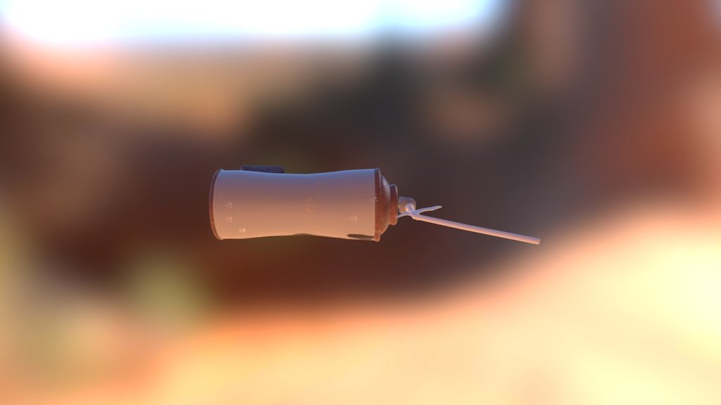 SprayCan(Easy_Texture) - 3D model by zoreeyc [d6f9758] - Sketchfab