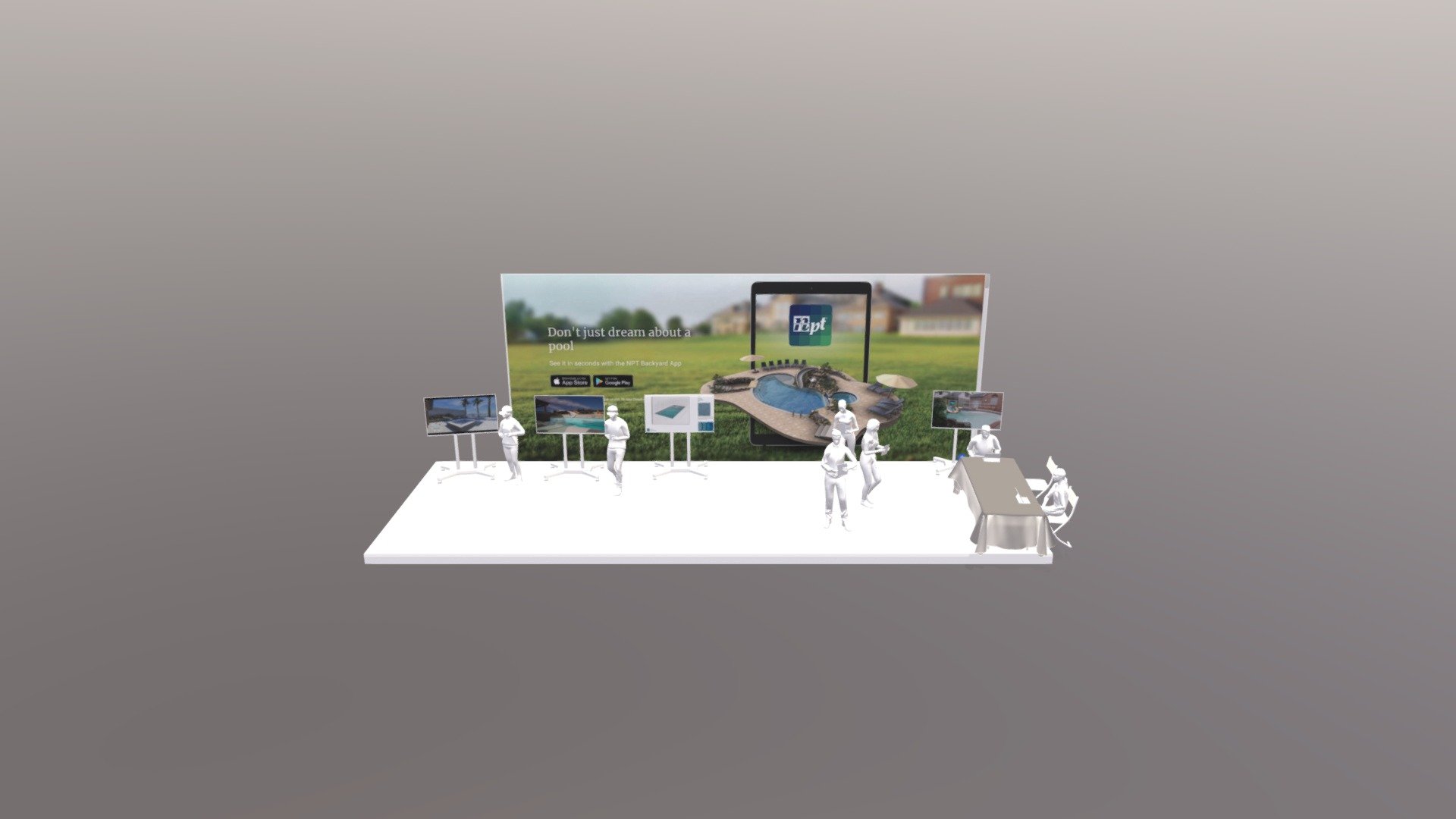 Booth Model (1) - 3D model by Fairworlds (@ErikFairworlds) [d6fca44 ...