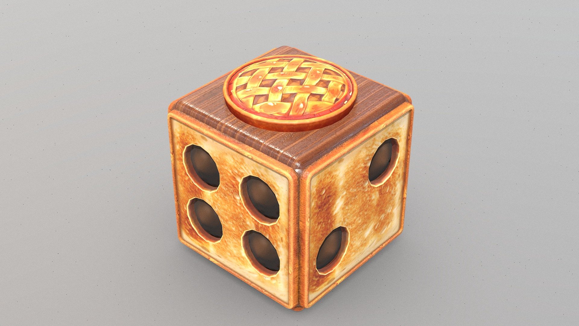 ChocoChip Bread Dice - 3D model by pikaraptor [d6fd073] - Sketchfab