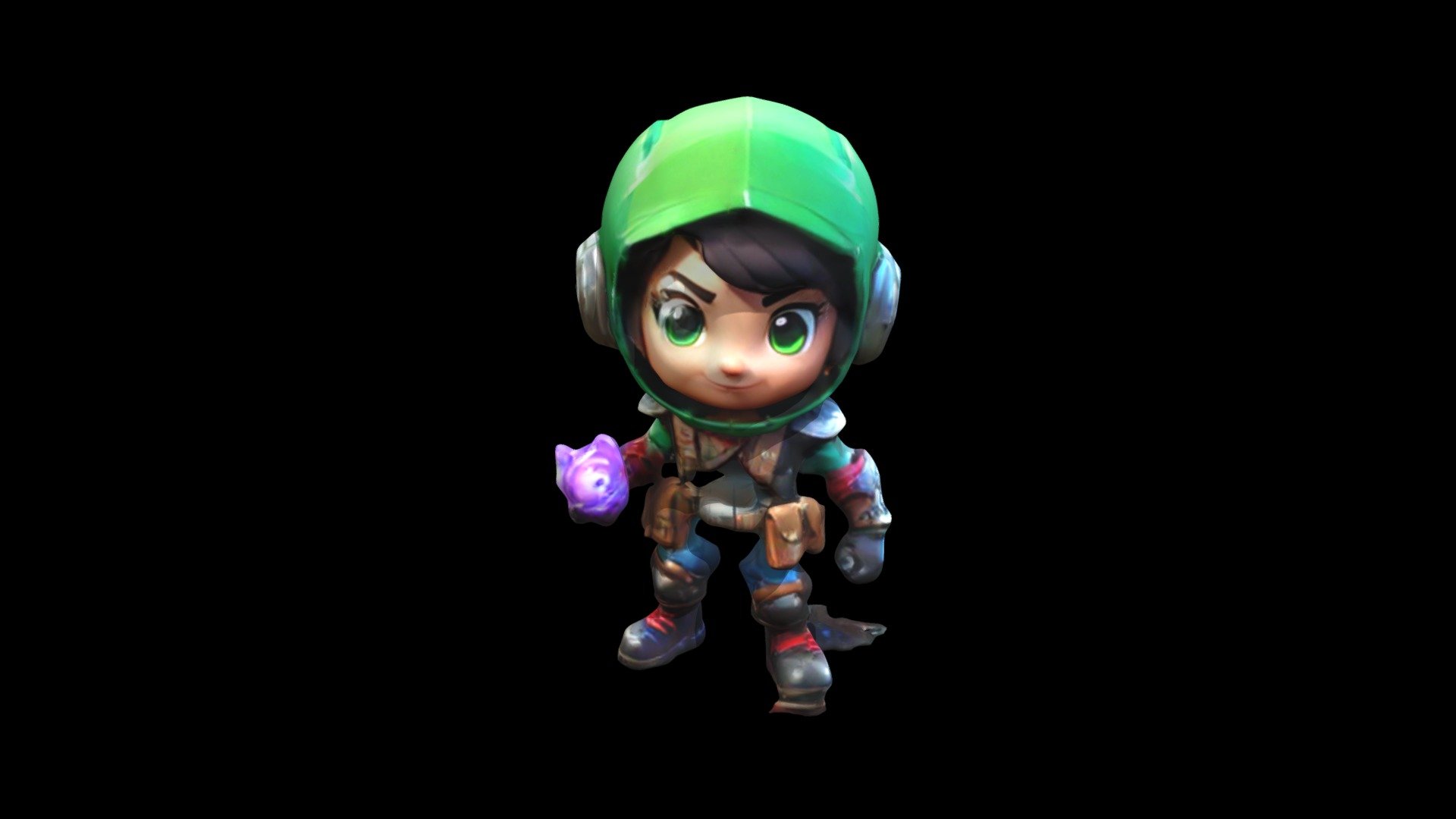 "Space-themed Female Character for Video Games - - Download Free 3D ...