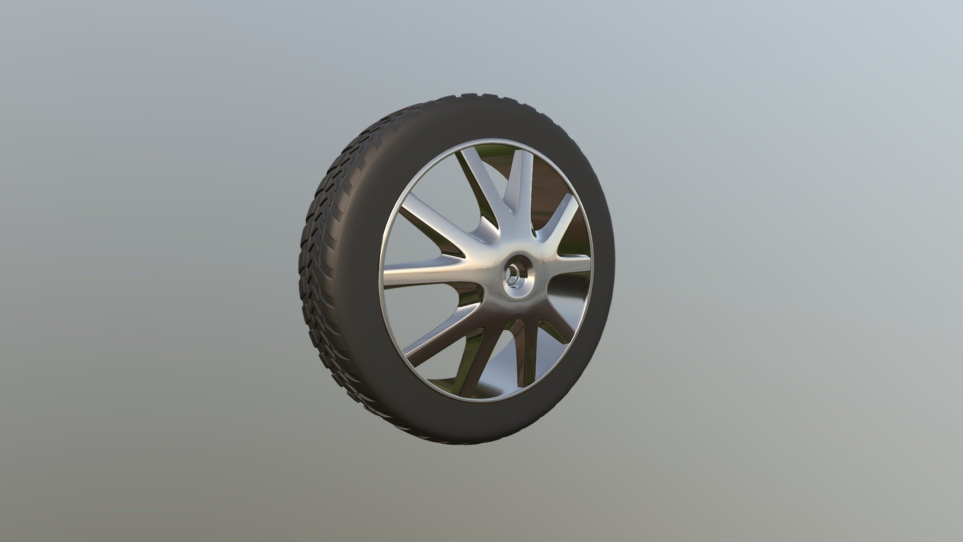 Wheel - 3D model by kingariok [d7039b6] - Sketchfab