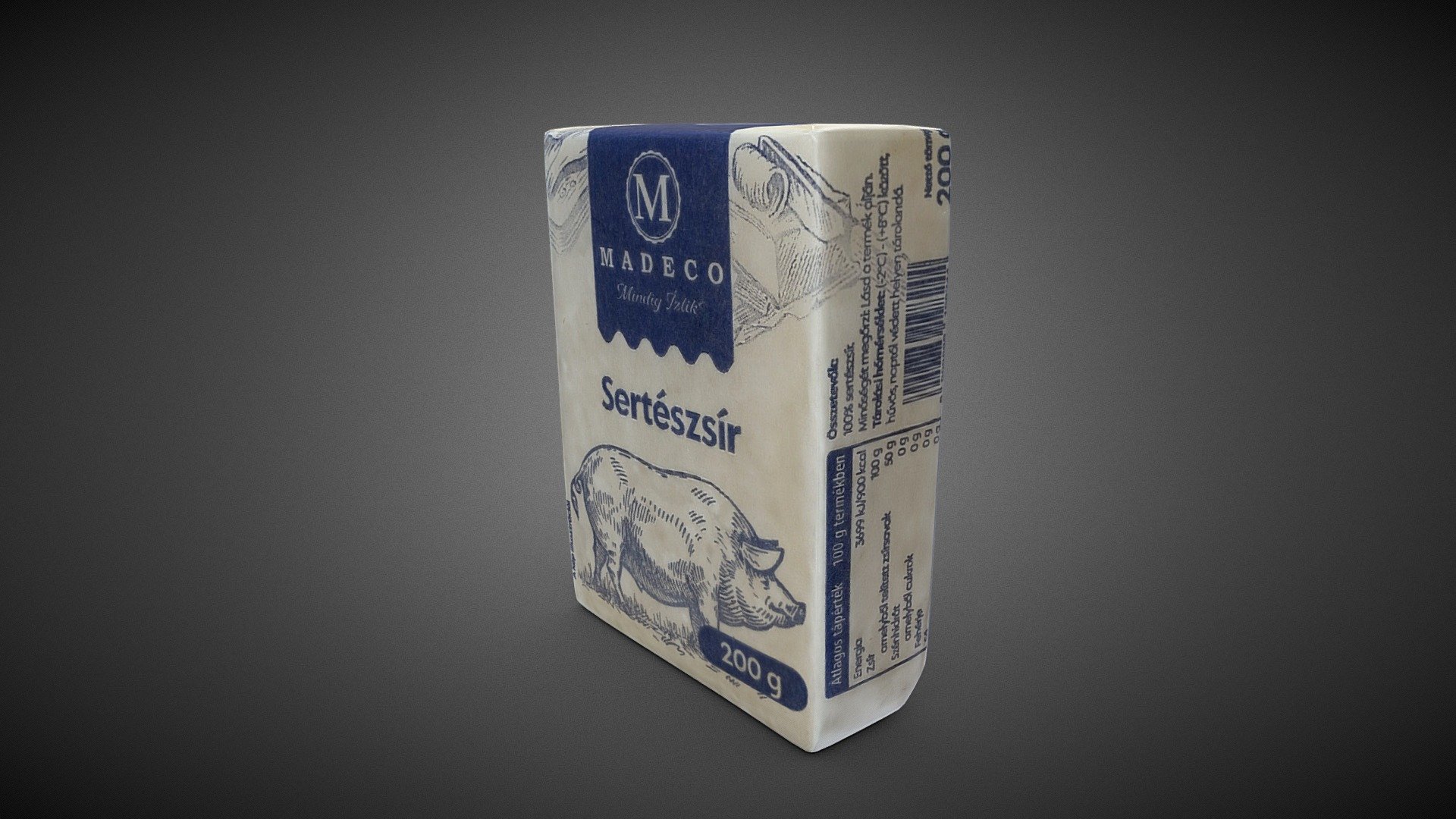 Pork lard - 3D scan - 3D model by Skodvirr [d703d5d] - Sketchfab