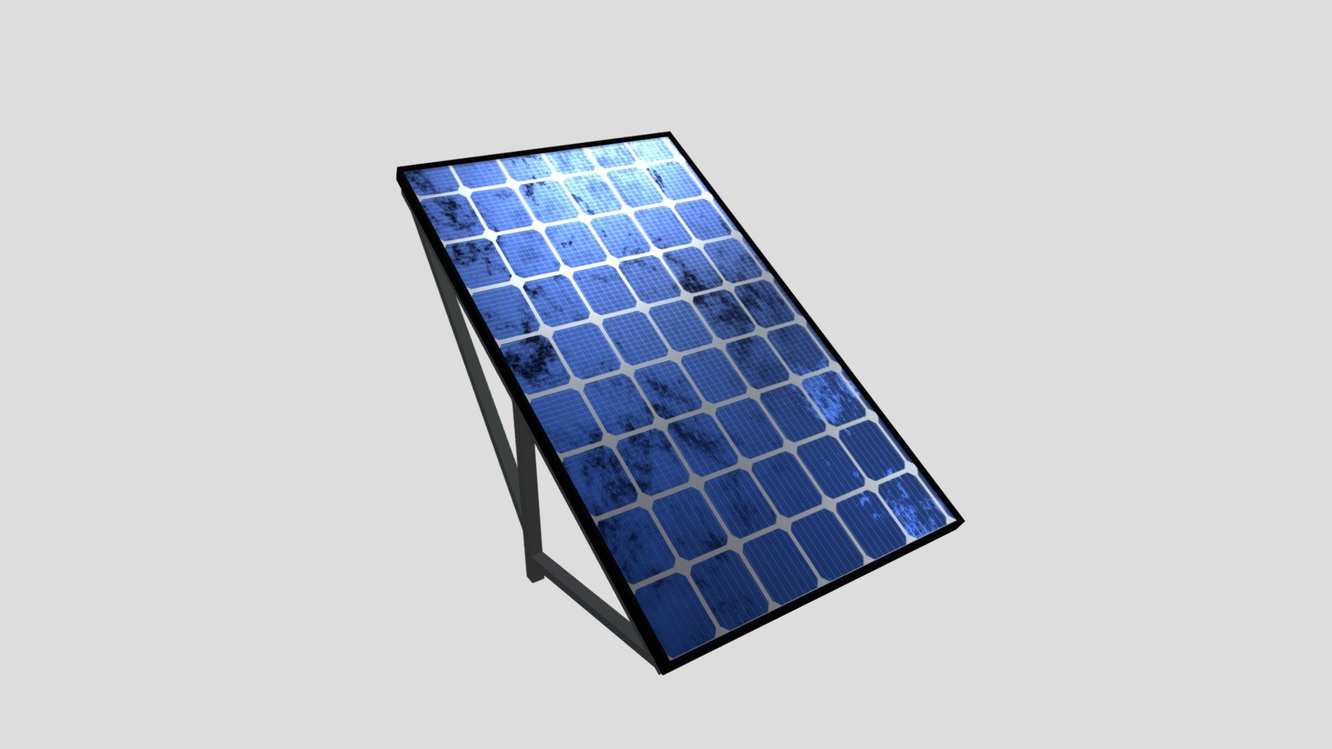 Solar Panel 1x1 - Download Free 3D model by gisexpert [d70576c] - Sketchfab