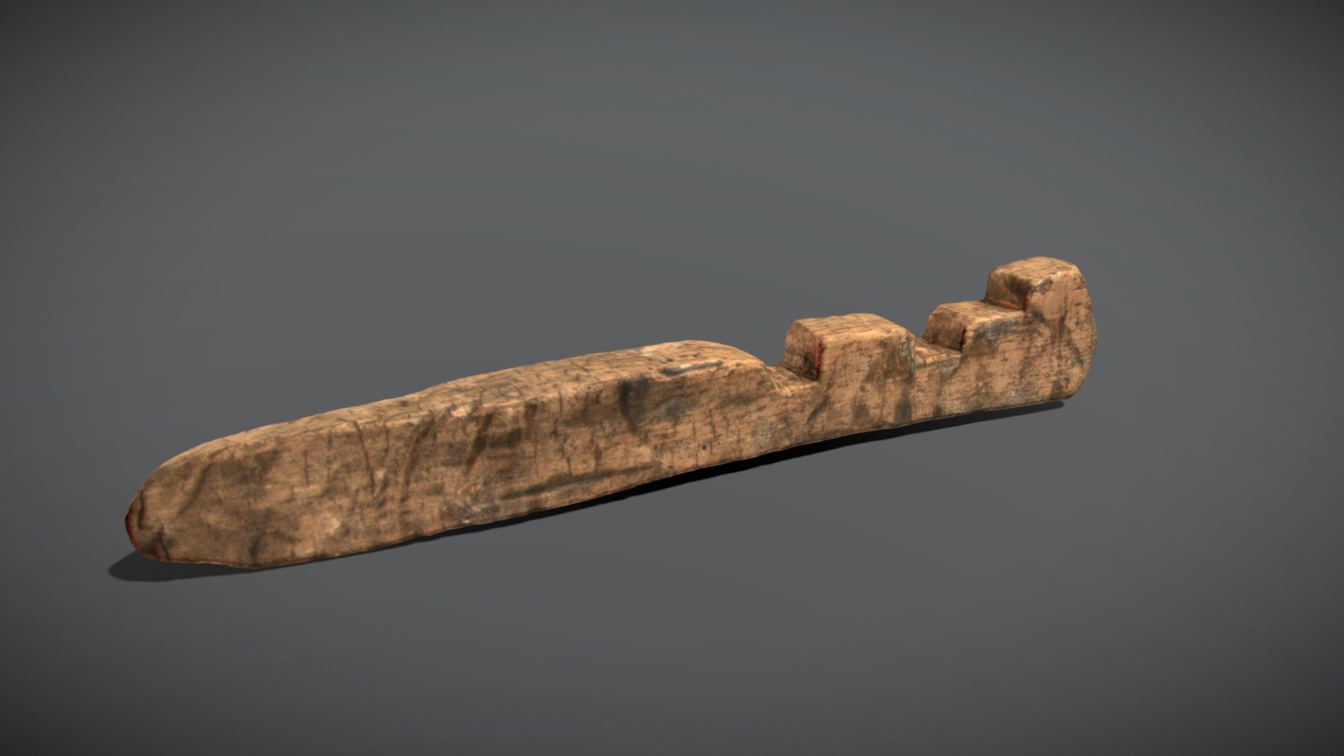 Roman Wooden Key - 3D model by Rhys Williams (Teesside University ...