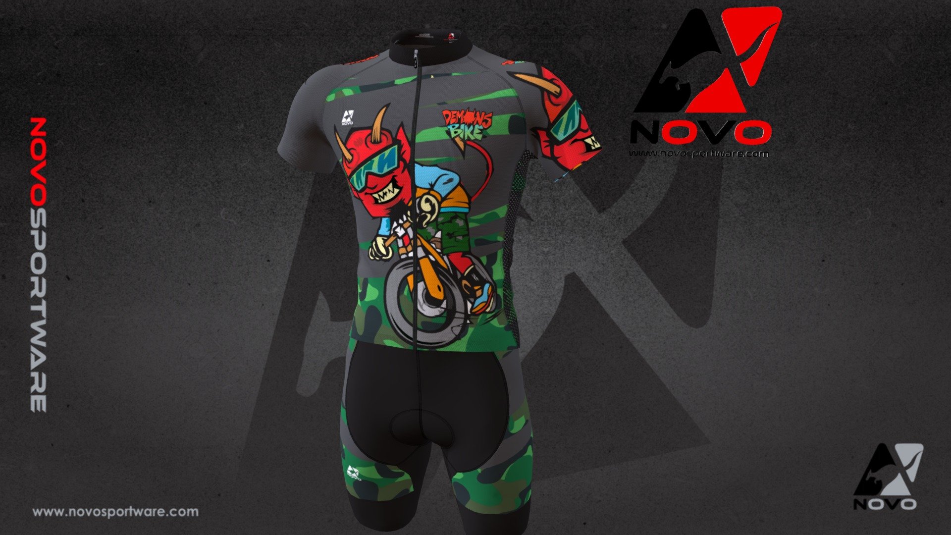 Uniforme MC Demons MTB - 3D model by NOVOSPORTWARE [d70b7ae] - Sketchfab