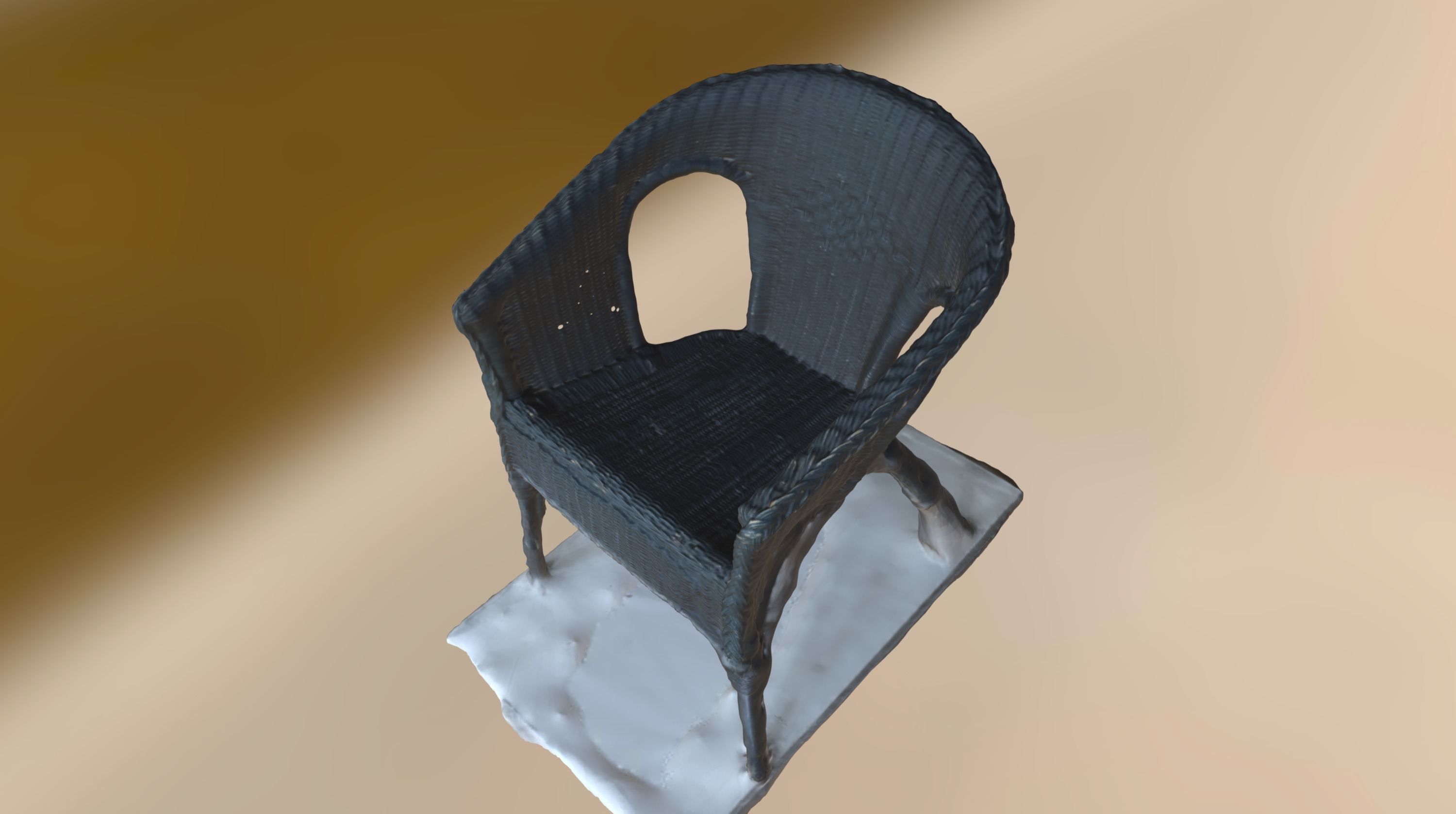 Wicker Chair - Download Free 3D model by Bella (@beellaa) [d70d905 ...