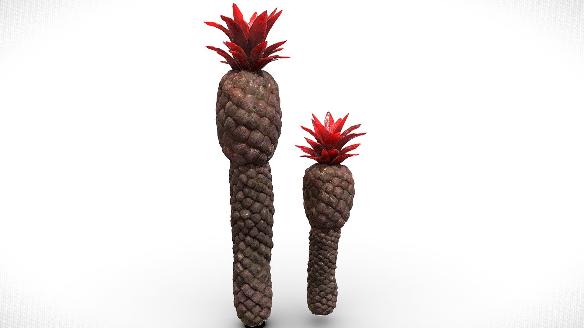Alien Plant - Fantasy Pinapple Tree - Buy Royalty Free 3D model by ...