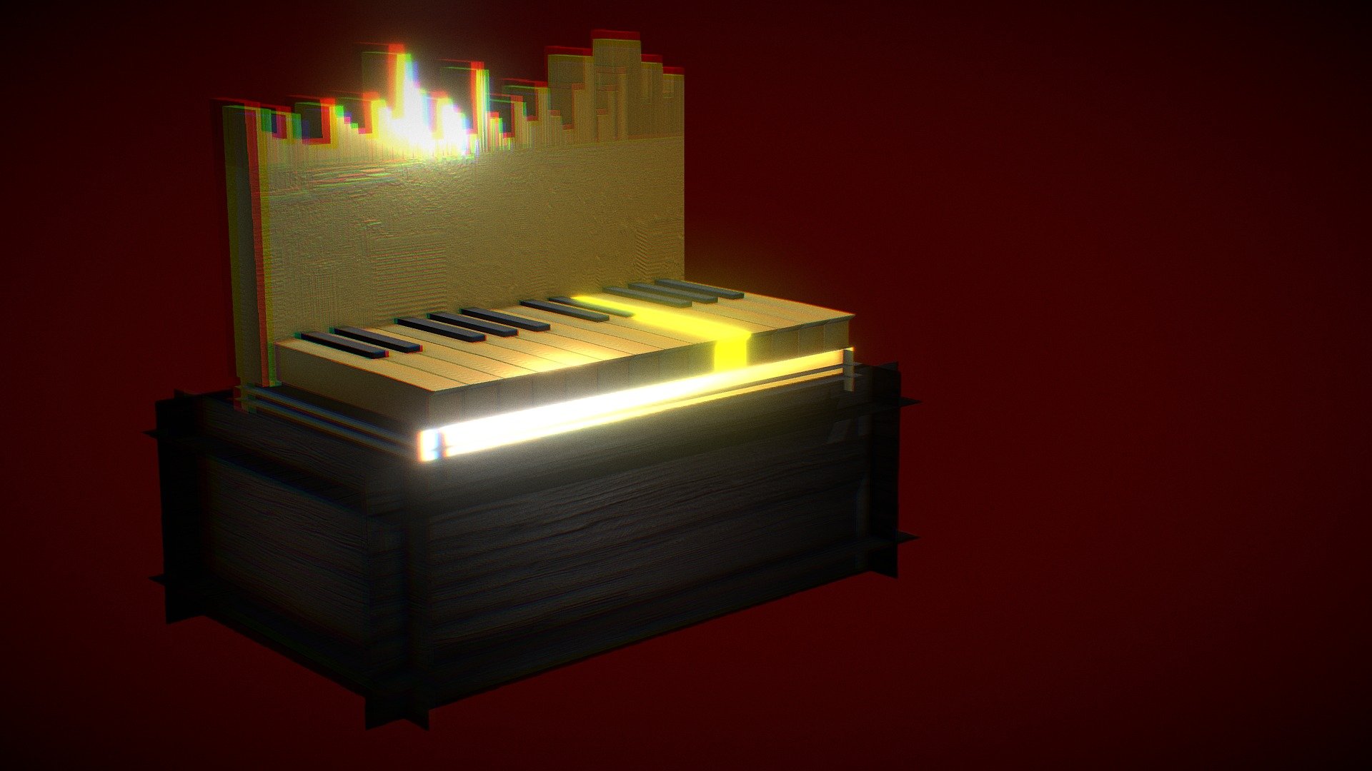 Golden 2 octaves - 3D model by Erick.Winner [d70e7de] - Sketchfab