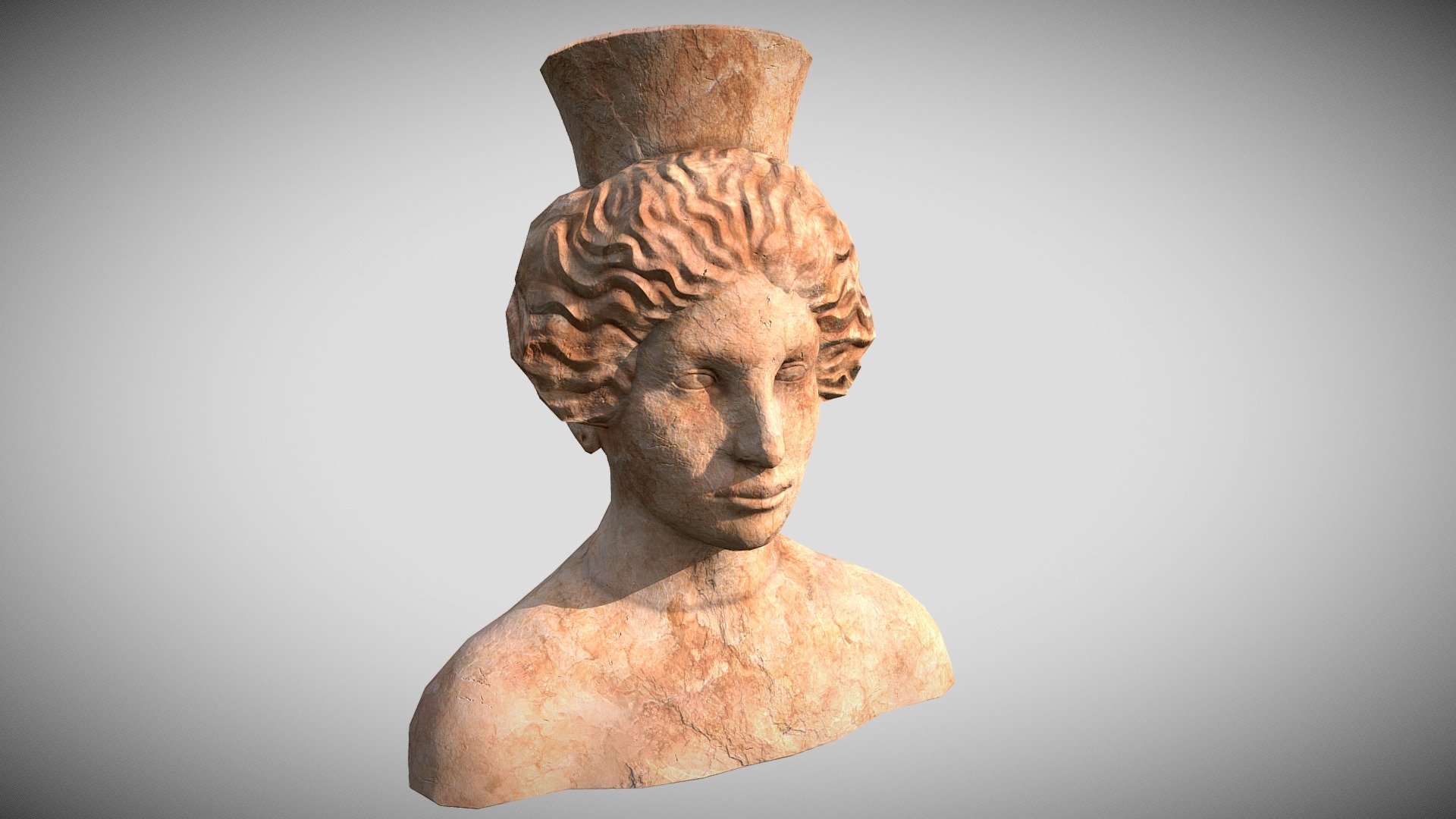 Statue De La Déesse Carthaginoise Tanit - 3D model by NETINFO [d70ec52 ...