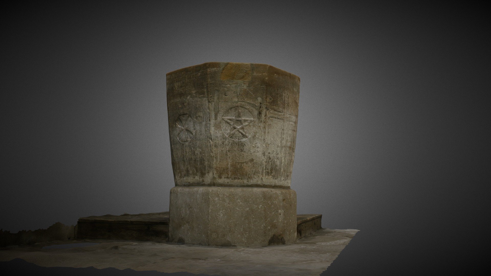 Pia Baptismal Igreja St.ª M.ª do Castelo - 3D model by CEHL - Centro de ...
