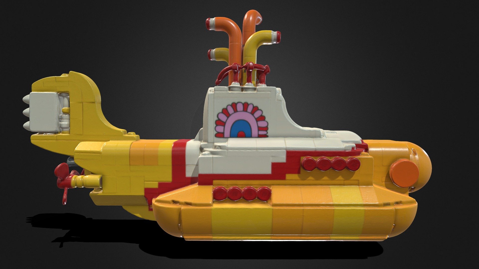 Beatles Yellow Submarine 3d