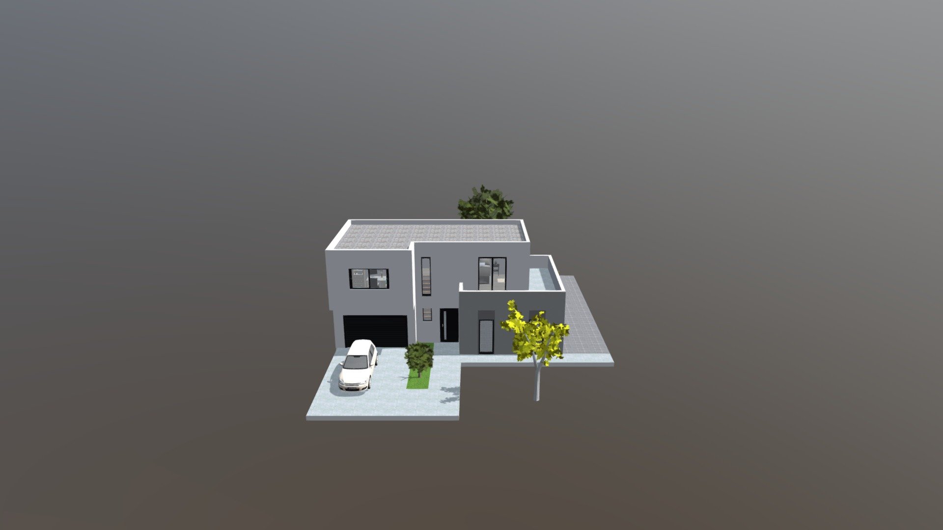 Cube House - 3D model by koafranck [d712d26] - Sketchfab