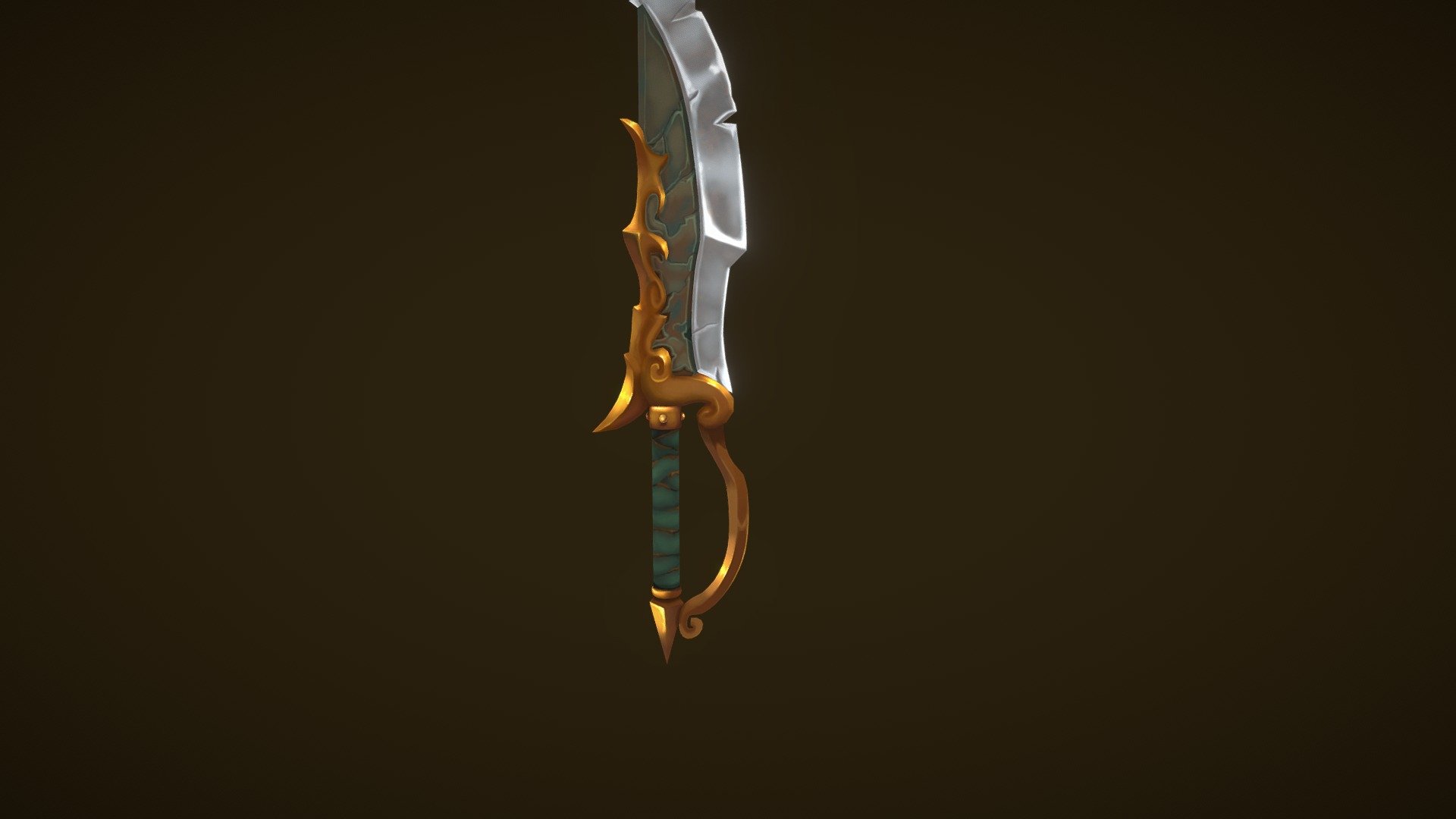 HandPainted - Cutlass Sword- - 3D model by AurelienFebvay [d713e75 ...