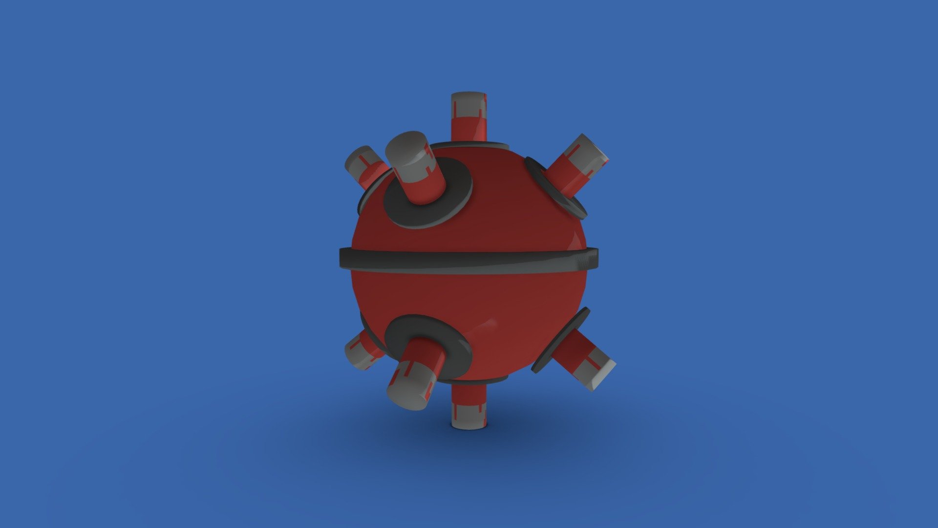 Sea Mine - Download Free 3D model by Bora Özakaltun (@boraozakaltun ...