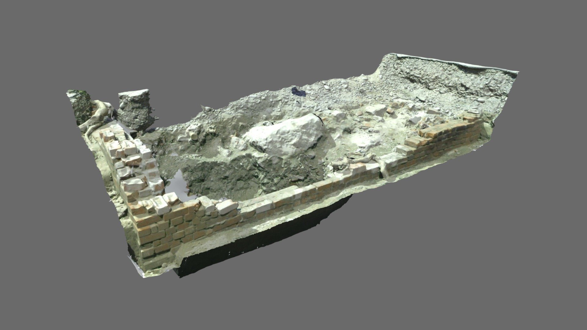 Oxford Tce Wall - 3D model by globalsurveynz [d718bba] - Sketchfab