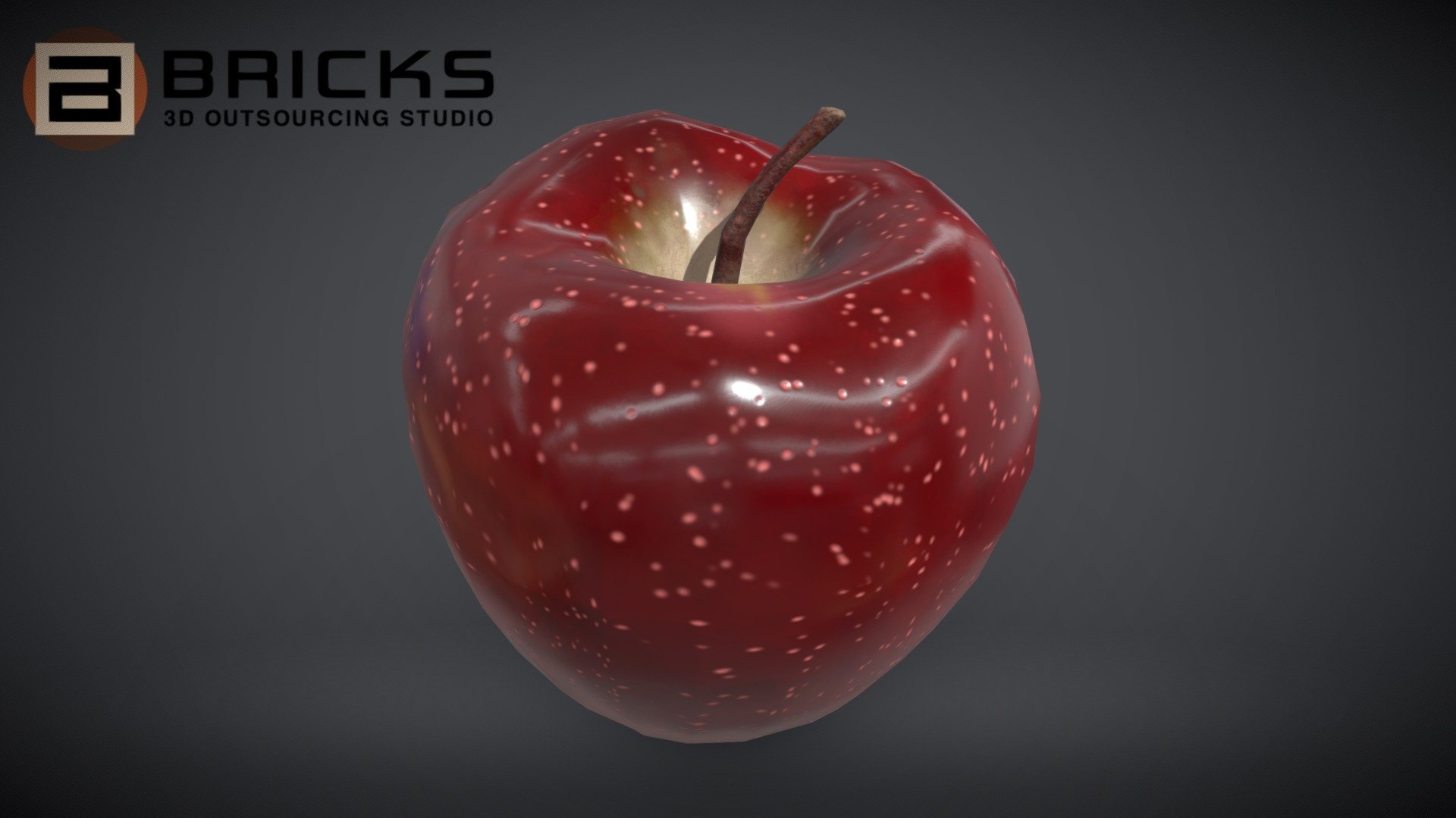 Apple - Buy Royalty Free 3D model by Bricks Studio (@bricks3dstudio ...