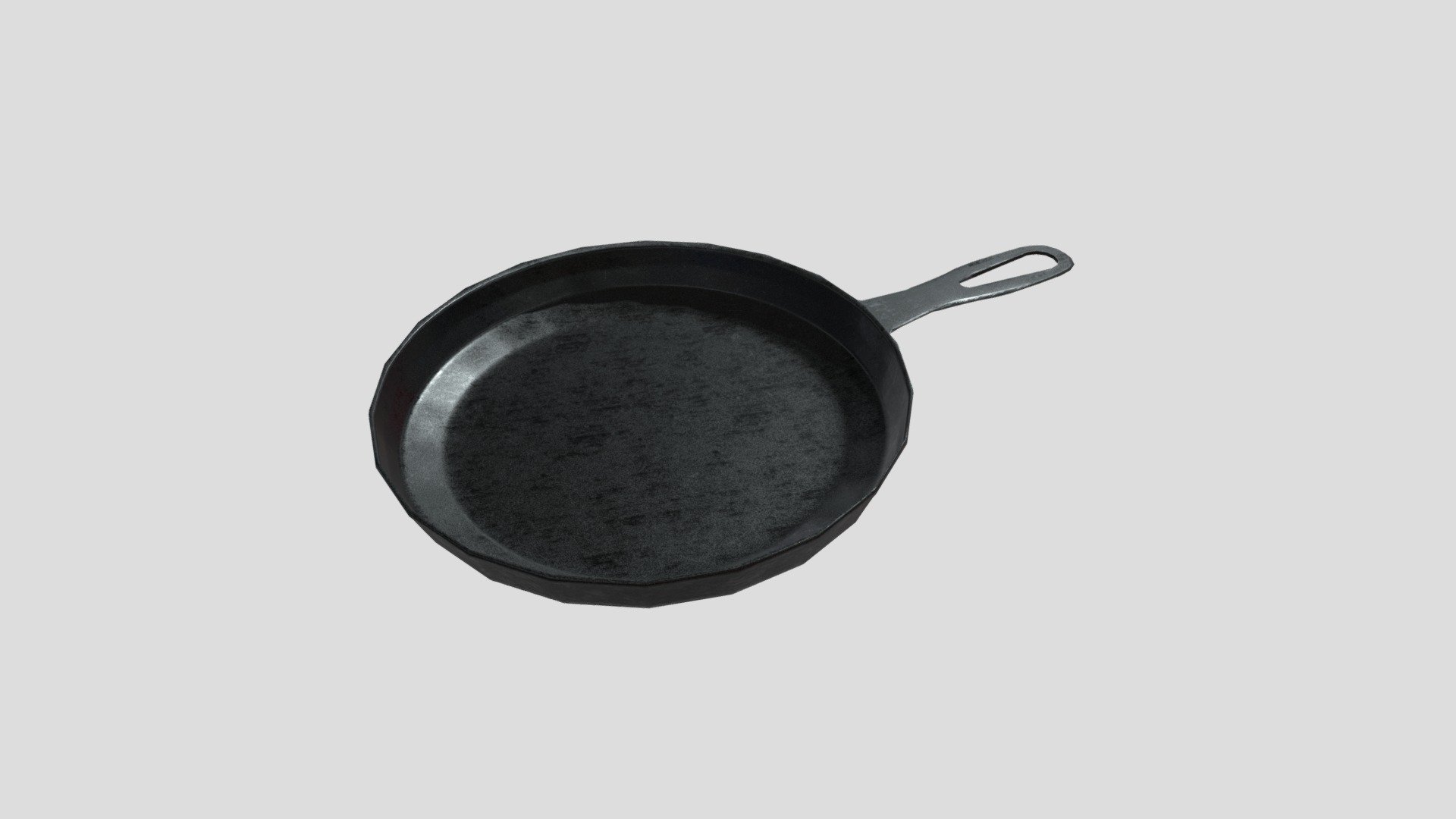 Cast iron pan - Download Free 3D model by radioape [d71c913] - Sketchfab