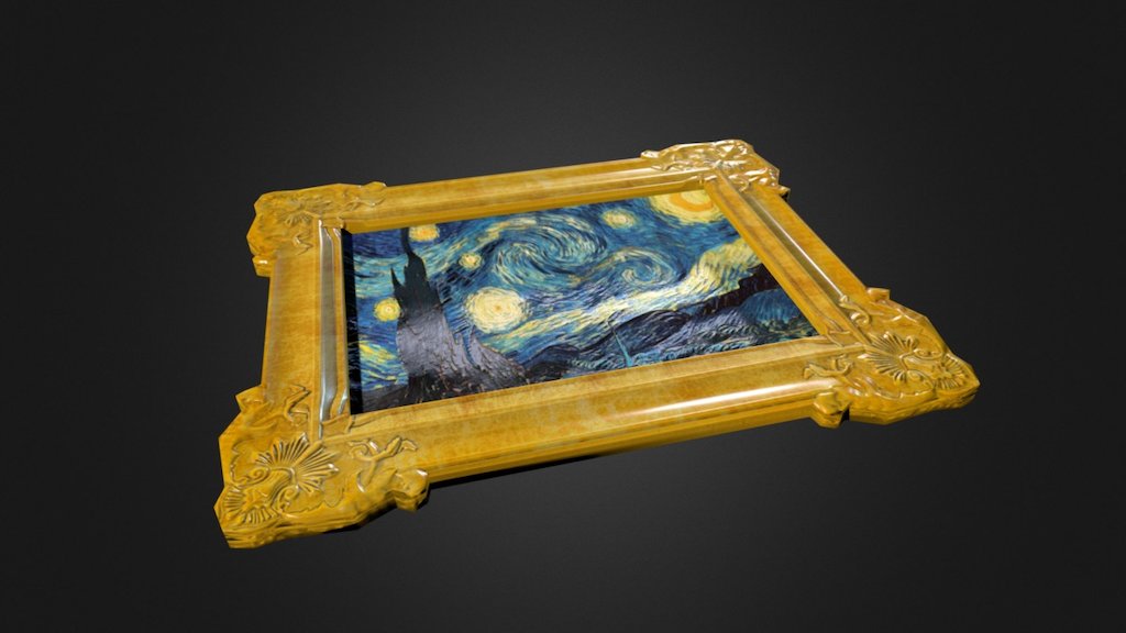 Painting Frame - 3D model by MatheyRhio [d71cbd6] - Sketchfab