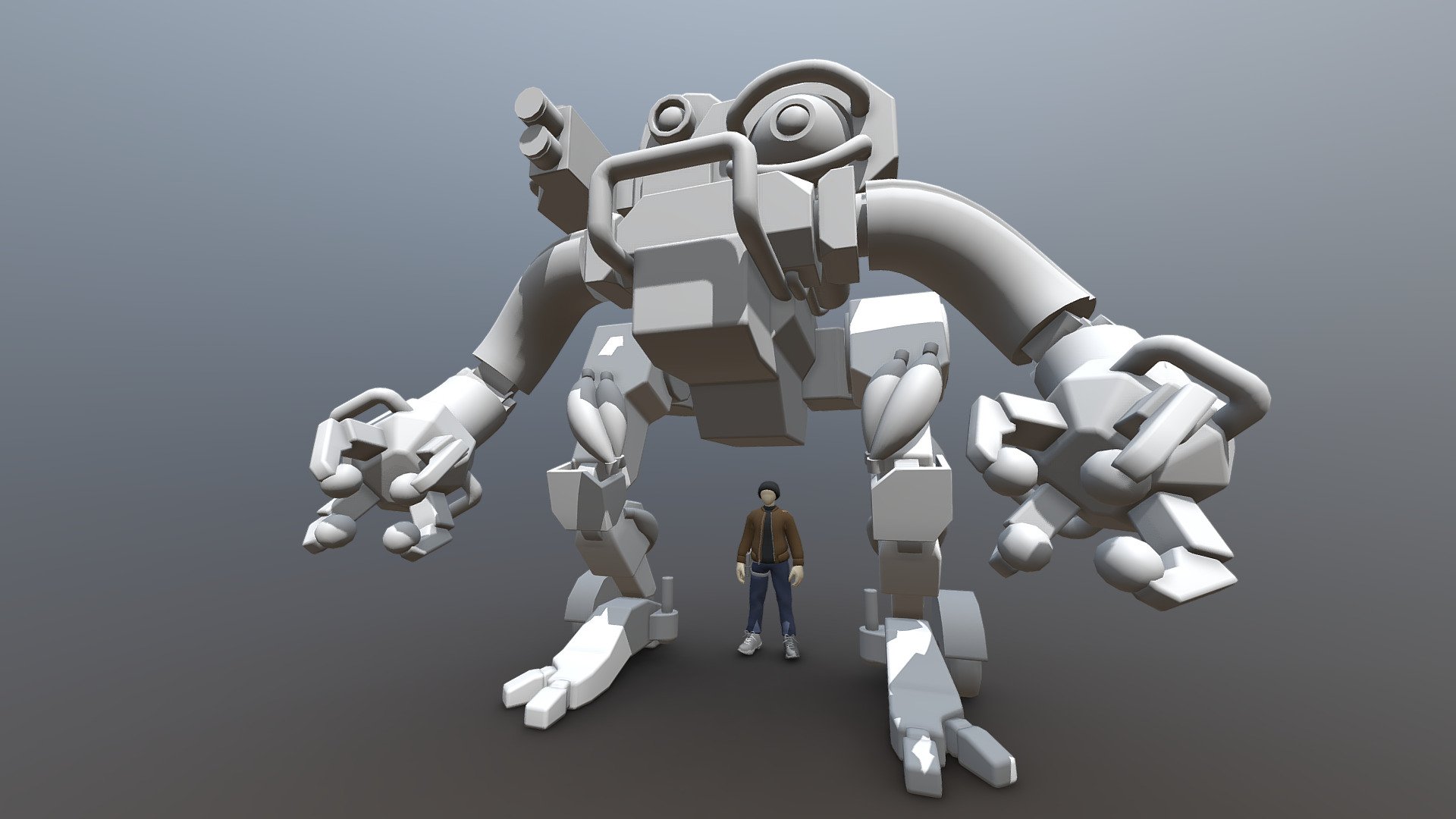 sketch: Smartbot - 3D model by zoging [d71d013] - Sketchfab