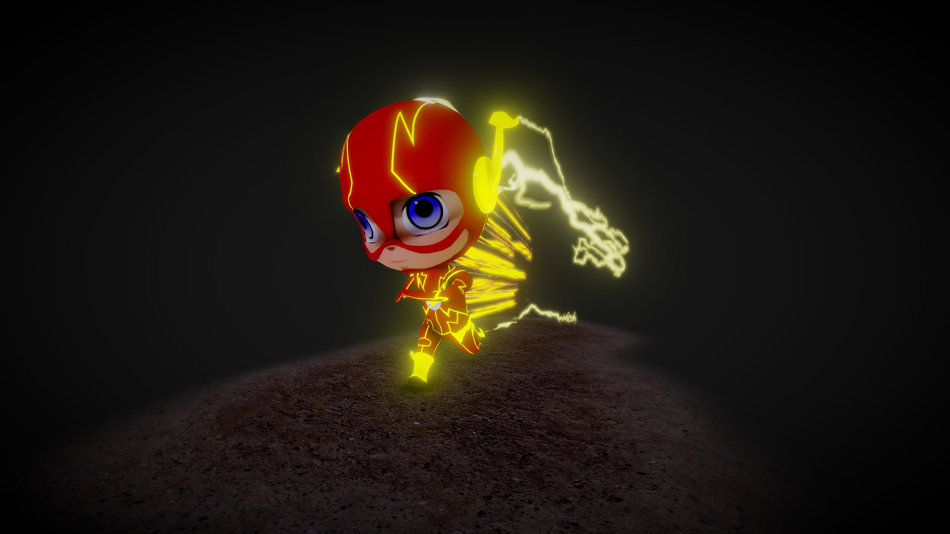Flash - 3D model by Abhishek Saxena (@abhishek.saxena) [d71d55e ...